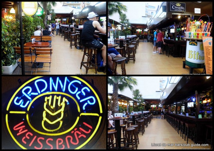 Lloret de mar bars/pubguide NEW for 2025 = Beer Garden Bar